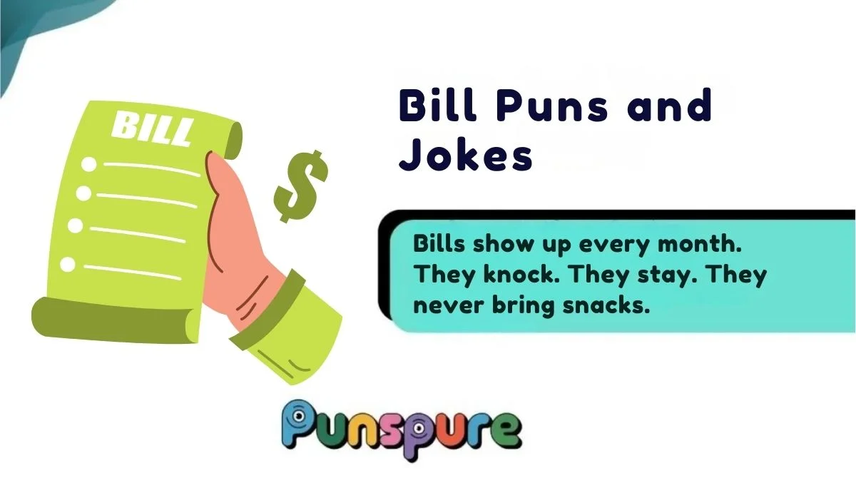 💸 179+ Bill Puns and Jokes That Make Cents in 2026 😄